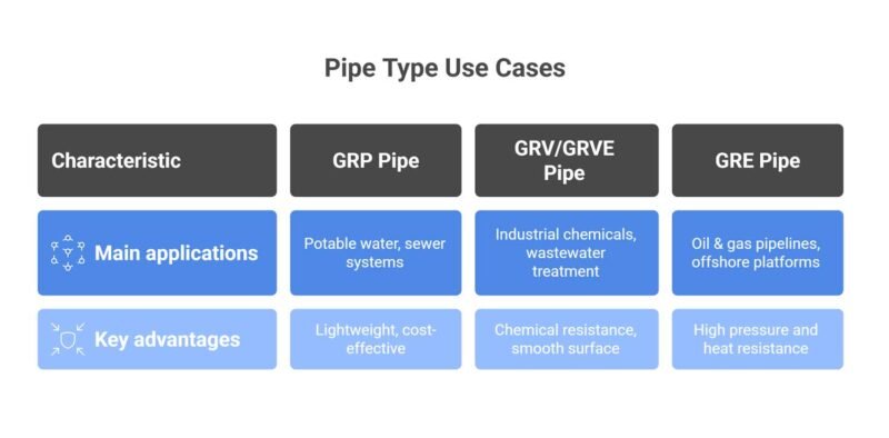 GRP vs GRV/GRVE vs GRE Pipes: Which Composite Pipe is Right for Your ...
